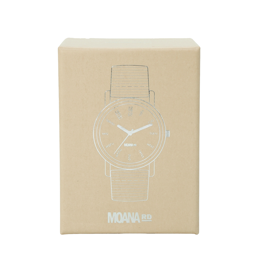Moana Road Te Reo Maori Watch - Oat – KreatioNZ Taonga